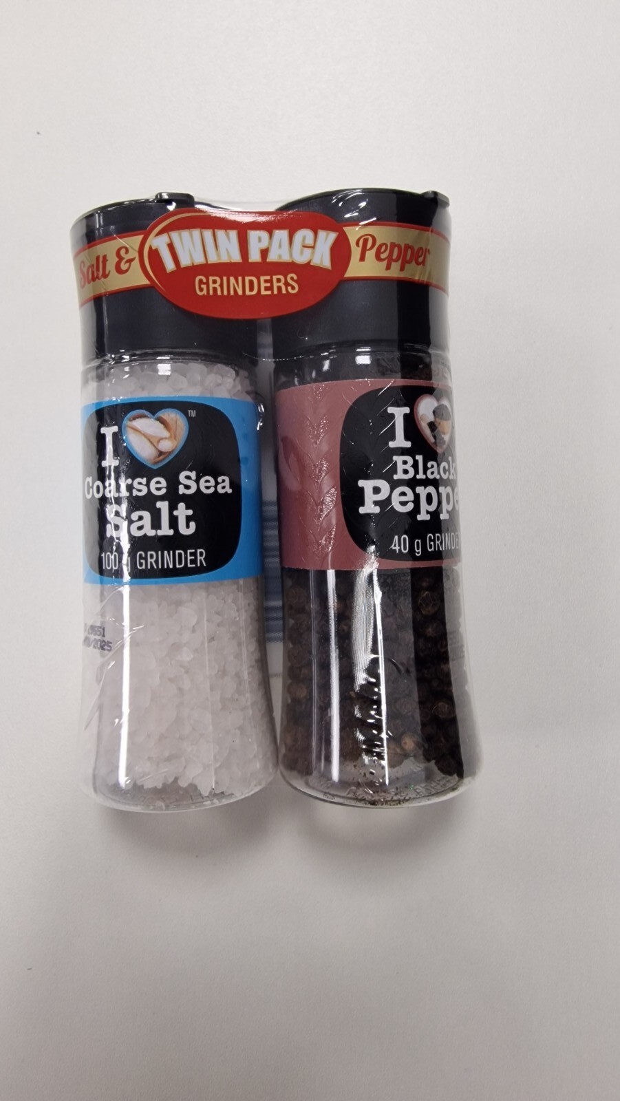 Salt & Pepper Twin Pack Grinders, BBE 10/2027 | eBay