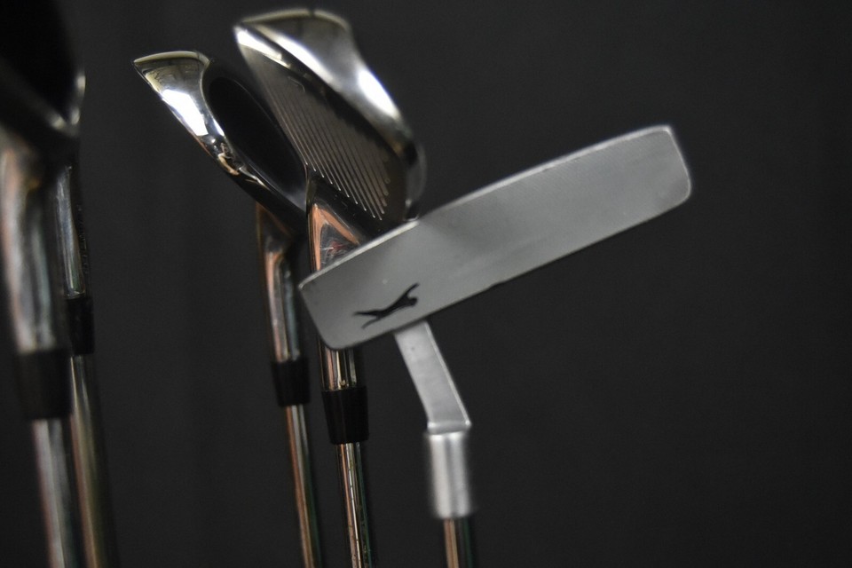 SLAZENGER WRATH IRONS SET 5 6 7 8 9 P LENGTH IRON: (6) 38 IN PUTTER:35 ...