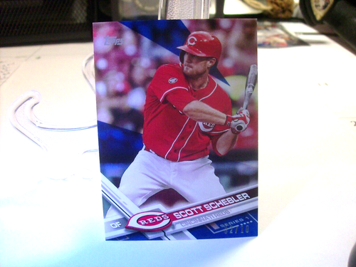 2017 Topps On-Demand Mini Blue #310 - Scott Schebler 02/10 17-063 | eBay