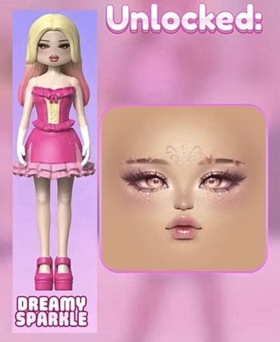 Dress To Impress *DLC CODE ONLY* - DREAMY SPARKLE - Messaged* - Roblox ...