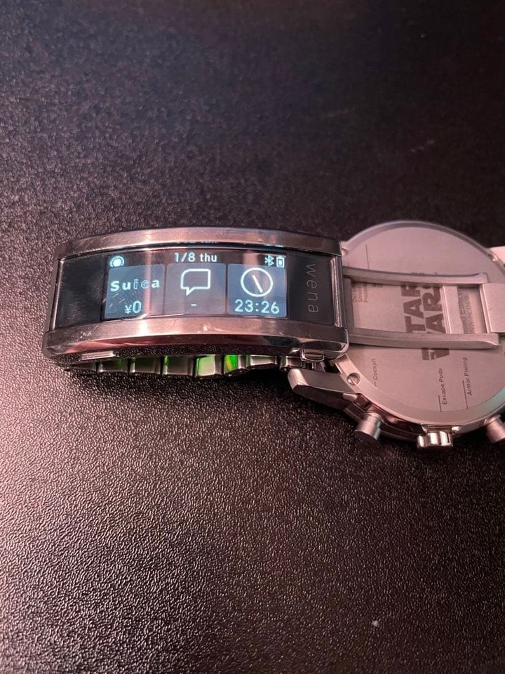 Sony wena3 Star Wars Limited Edition Silver Smartwatch - Repair Needed ...