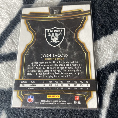 2019 Panini Select - Concourse #81 Josh Jacobs (RC) | eBay