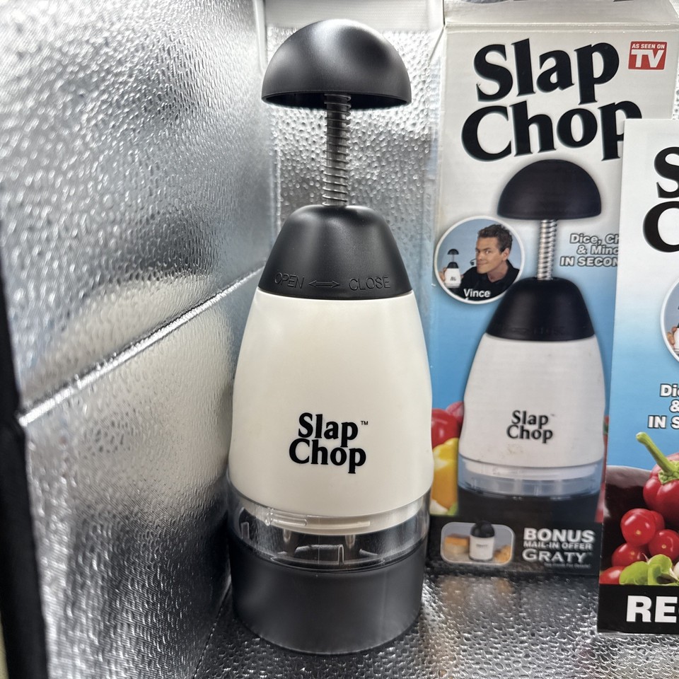 Original Slap Chop Kitchen Food Slicer Manual Chopper With Stainless ...
