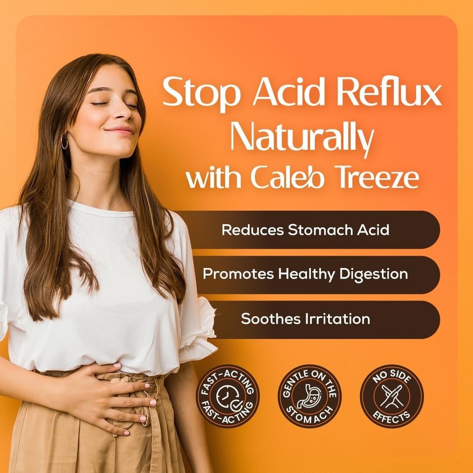 Stops Acid Reflux (8 oz) by Caleb Treeze: Old Amish 8 Fl Oz (Pack of 1 ...