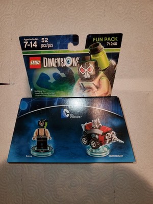 New LEGO Dimensions Fun Pack 71240 DC Comics Bane & Drill Driver ...