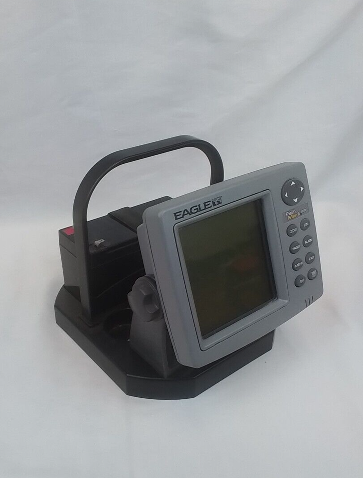 Eagle Fishmark 320 Fish Finder Full Mount with Battery Untested #J2327 ...