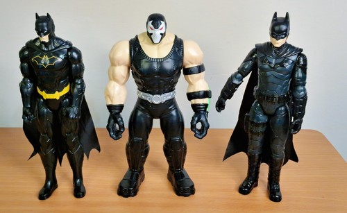 Lot of 3 Batman + Bane 12" Action FIgures - Spin Master Loose | eBay