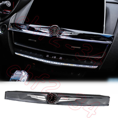 For Cadillac CT5 CT5-V 2020-24 Crystal timepiece Style Center console ...