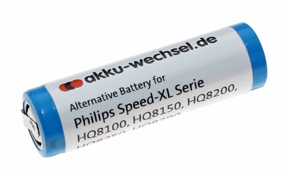 Li-Ion Akku Philips Speed-XL Serie HQ8100 HQ8150 HQ8200 HQ8250 HQ8270 ...