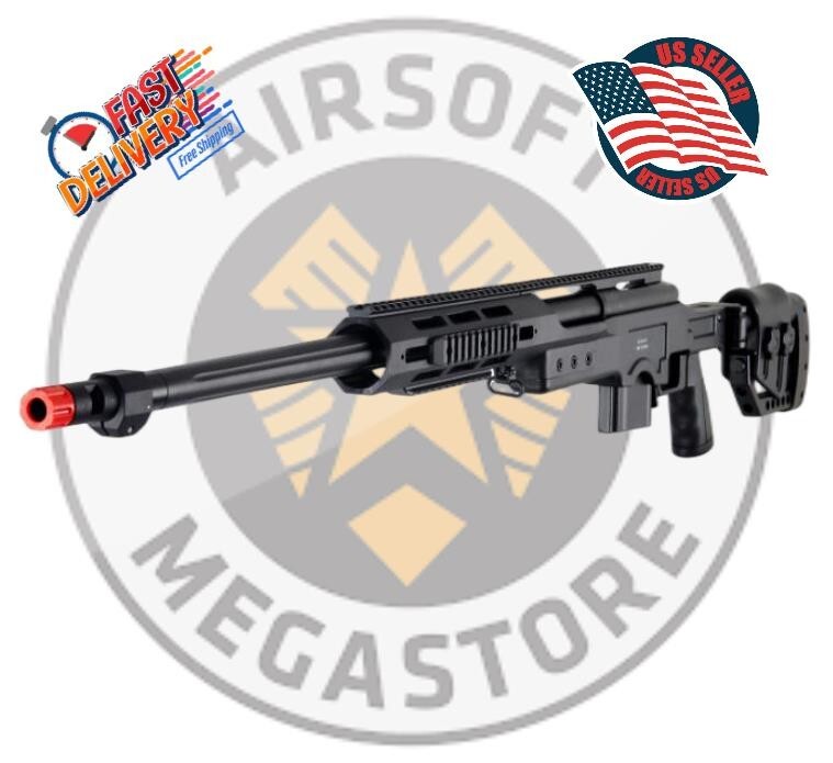 400 FPS Well Airsoft MB4411G Bolt Action Spring Sniper Rifle Black Ship ...