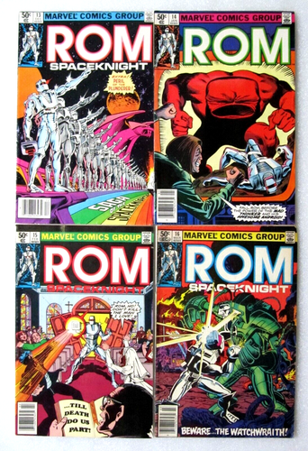 LOT RUN ROM SPACEKNIGHT #13 14 15 16 - 1980 MARVEL COMIC BRONZE AGE SAL ...