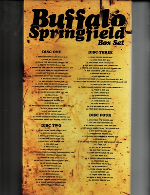 BUFFALO SPRINGFIELD - BUFFALO SPRINGFIELD 4-DISC BOX SET (4CD 2001)**88 ...