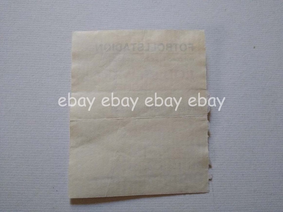 rod stewart Ticket Stub Fotbollsstadion Stockholm Sweden August 16 1986 ...