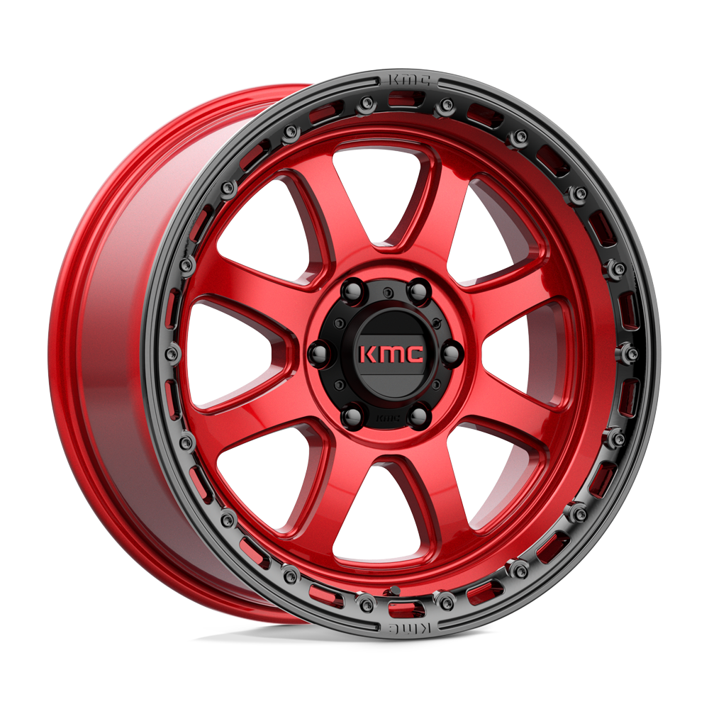 KMC+Wheels+KM548+Chase+9x20+Candy+Red+with+Black+Lip+Rim for sale ...