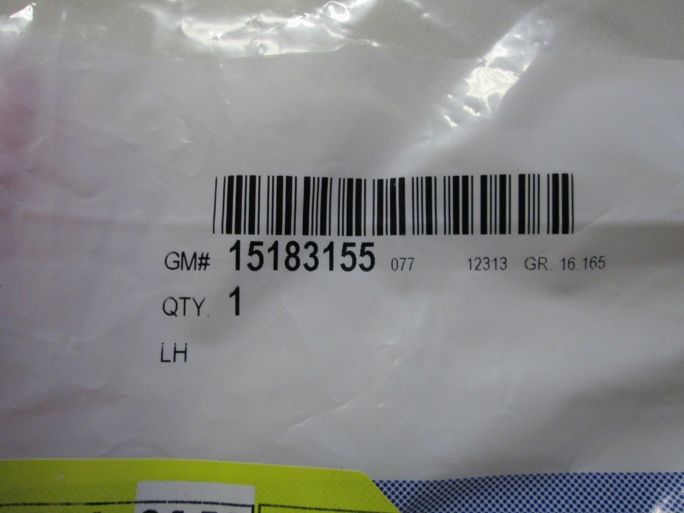 2003-2006 CHEVY AVALANCHE ESCALADE LEFT REAR DOOR INSIDE REFLECTOR ...