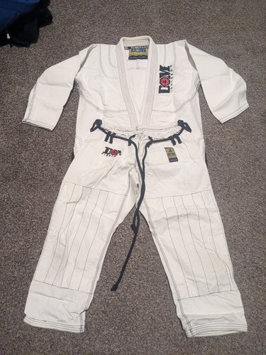 Dom Gear DMXV Jiu Jitsu Gi Competition Uniform White Size A1 Bjj Kimono ...