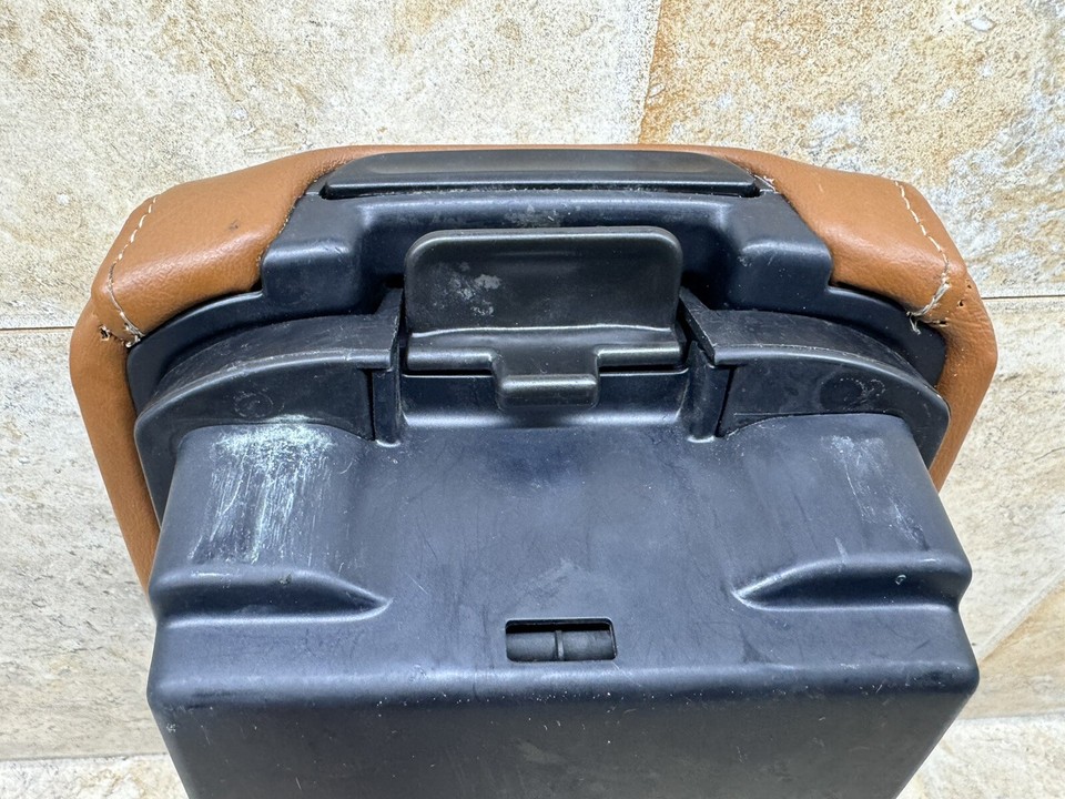 02-10 Lexus SC430 Center Storage Console Lid Armrest Leather Saddle ...