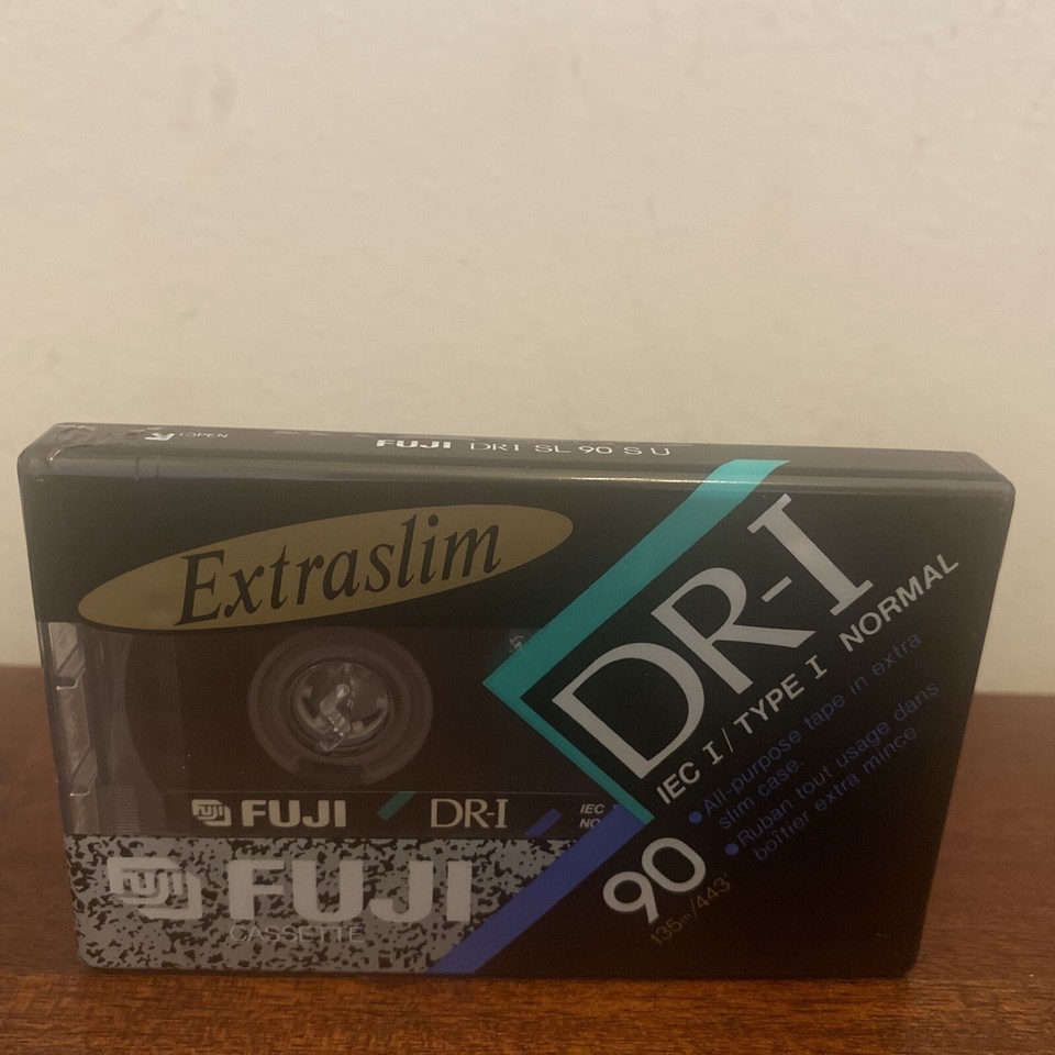 (Lot of 6) Fuji Extra Slim DR-I 90 min IEC 1 Type 1 Normal Blank ...