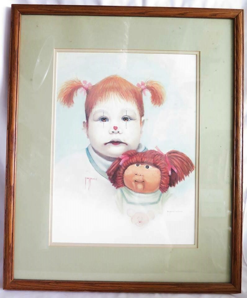 Jim Howle FOR KIDS ONLY art Print #166/2000 clown girl with Cabbage ...