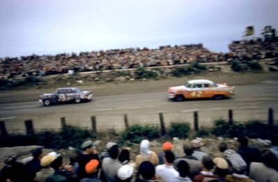 Joe Weatherly In The Ford Daytona Beach 1956 Nascar Old Photo | eBay