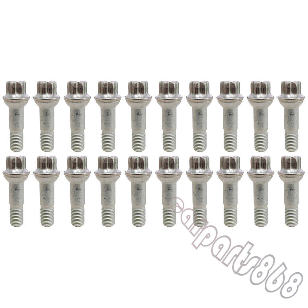 Wheel Lug Bolts Nuts Set of 5 For Benz ML350 S500 GLK350 S550 CL500 ...