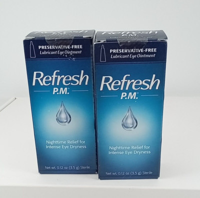 2) Refresh PM Lubricant Nighttime Eye Ointment | eBay