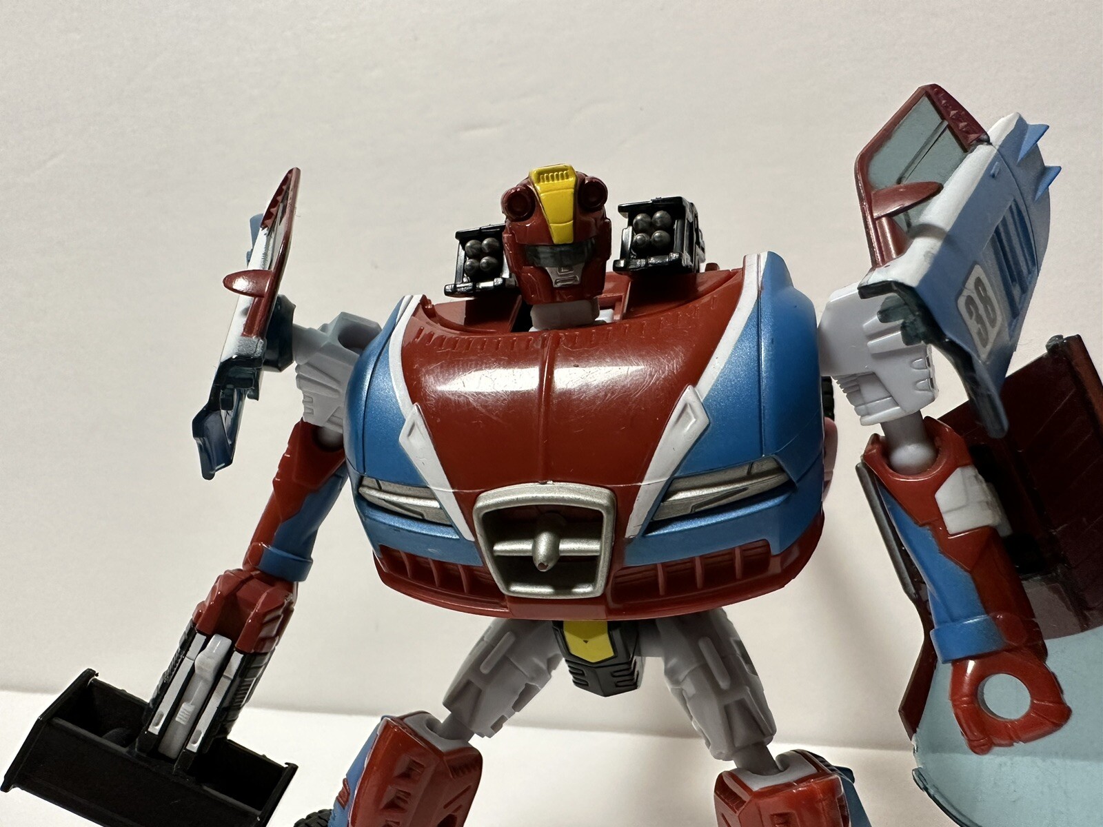 Transformers Cybertron Primus Unleashed Smokescreen Deluxe Class Earth ...