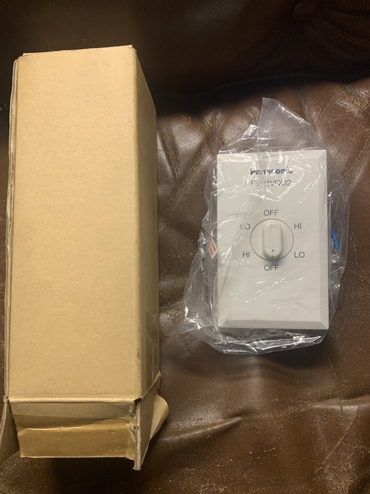 Panasonic Whisper Control Pro Grade Hr Timer Fan Ctr FV-WCD01-W | eBay