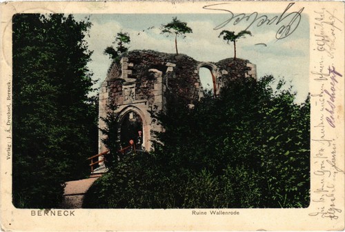 CPA AK BAD BERNECK IM FICTELGEBIRGE Ruine Wallenrode GERMANY (1381565 ...