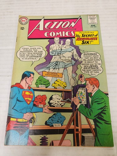 DC Comics 1964 Action Comics 310 Debut Of Jewel Kryptonite Curt Swan 46 ...