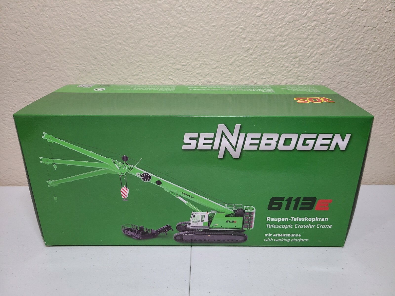 Sennebogen 6113E Crawler Crane with Platform - Ros 1:50 Scale Model ...