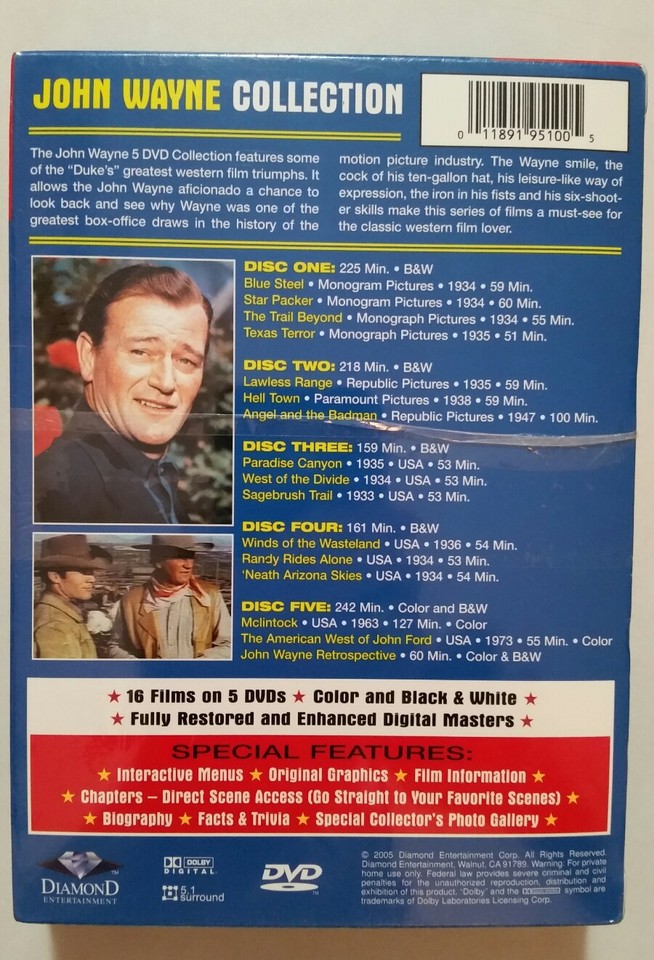 John Wayne DVD set | eBay