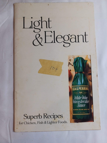 Lea and Perrins - Light and Elegant - Superb Recipes for Chicken, Fish ...