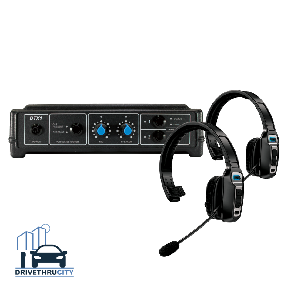 DTX1 Drive Thru Headset Intercom System * KIT, Base, Mic, Speaker ...