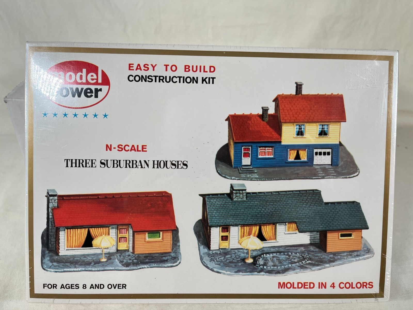 MODEL POWER / LIFE LIKE N SCALE FOUR PLASTIC MODEL KITS LOT 2 | eBay