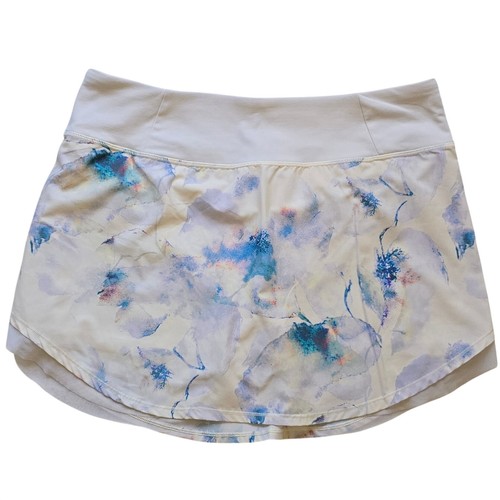 Calla Lily Athletic Skort Size XL Mesh Trim Floral Print Tennis Golf ...