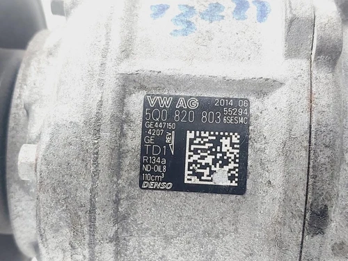 3Q0816803 Compressore Aria Condizionata per VOLKSWAGEN GOLF VII (5G1 ...