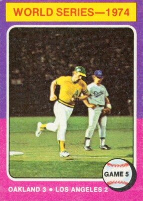 1975 Topps Mini World Series 1974 Game 5 Joe Rudi 465 EX | eBay