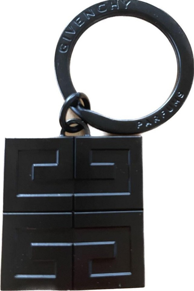 GIVENCHY PERFUMES Black Logo Key Ring Chain Novelty Not For Sale New | eBay