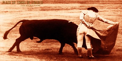Bullfighting Vintage Poster #30 - Canvas Art Poster 12"x 24 | eBay