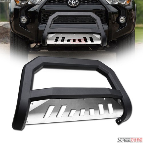 For 10-23 Toyota 4Runner Matte Black Avt Bull Bar Bumper Grill Grille ...