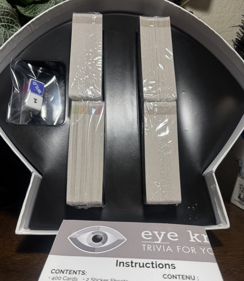 Eye Know Game Trivia For Your Eyes Board Game ! | eBay