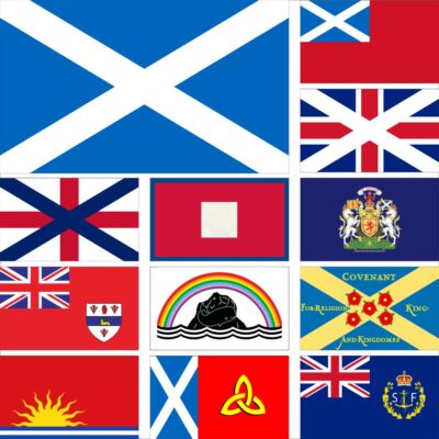 Scotland Flag Scottish Union Jack Jacobite Rockall Clan Davidson ...