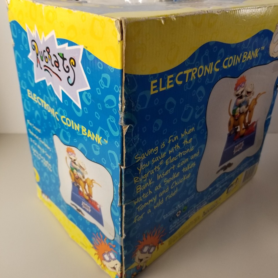 MGA E. Rugrats Electronic Coin Bank Vintage 1998 Tommy Chuckie ...