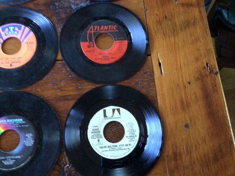 LOT OF 9 Various Labels Vintage 45 rpm 7 inch records 50s 60s 70s | eBay