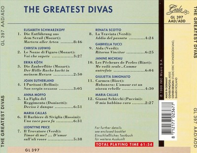 VARIOUS ARTISTS GREATEST DIVAS NEW CD | eBay