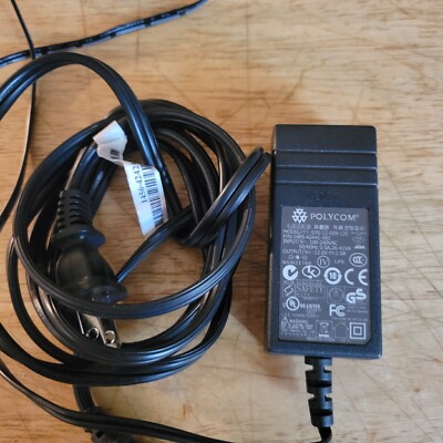 OEM Genuine Original Polycom SPS-12-009-120 AC Adapter 12VDC/1.0A Power ...