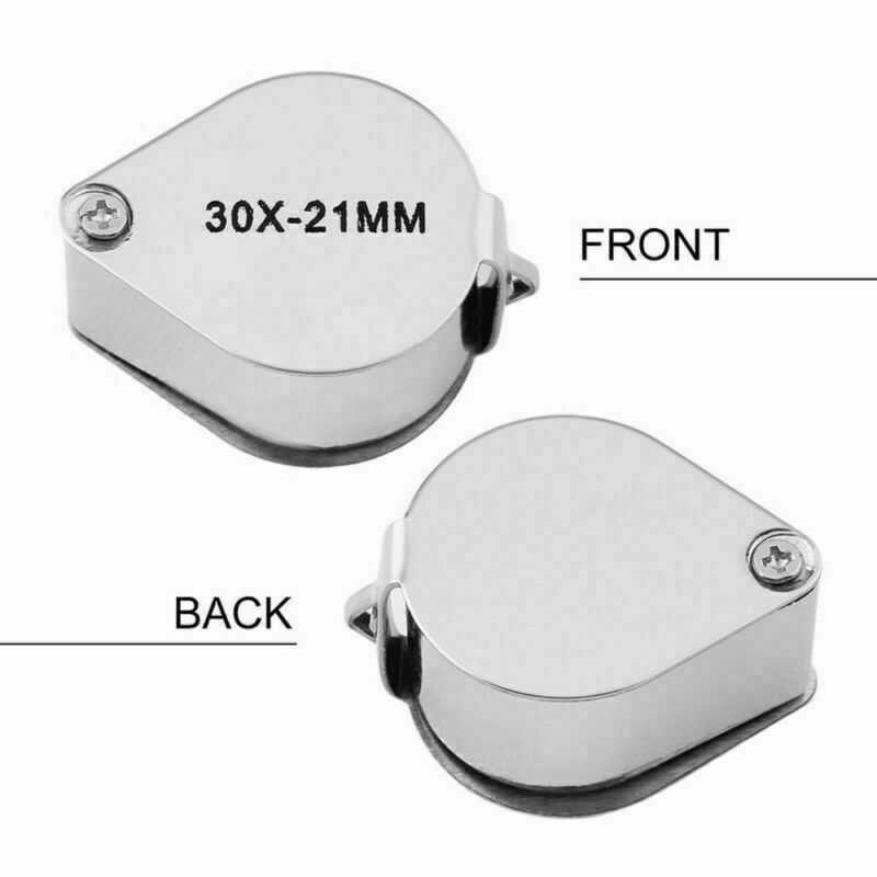 Jewellers Loupe Glass Jewellery Antiques Magnifier Hallmark Eye Lens 30 ...