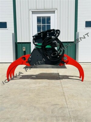 IFE 5T55, 55" 5-TINE BYPASS LOG GRAPPLE, SCRAP & STONE GRAPPLE & RIGID ...