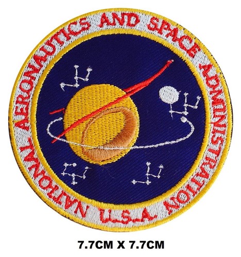 NASA USA Administration Patch Iron On Sew On Embroidered Applique For ...